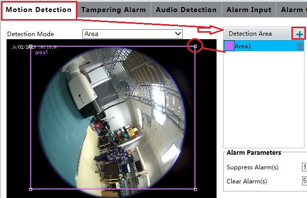 AV12CPD-236 | Motion setup – Arecont Vision